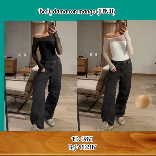 Body dama con manga (UND) – Paisalandia